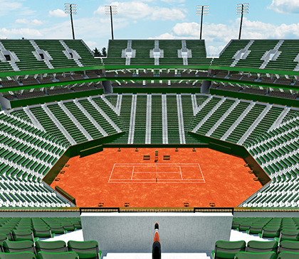 Tennis Stadium Construction